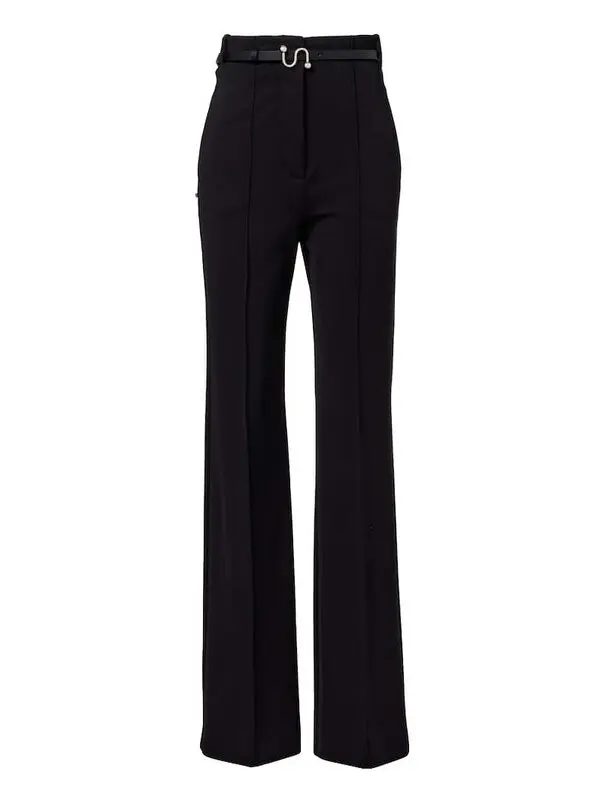 Sportmax Texas High-rise Flared Pants - Black