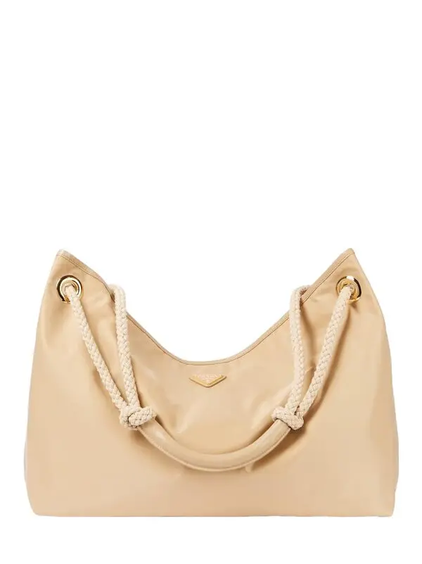Prada Mariner Large Re-nylon Tote Bag - Beige