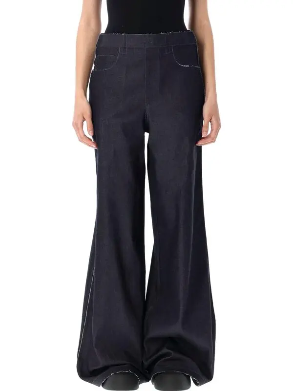 Marni Wide Leg Jeans - Black