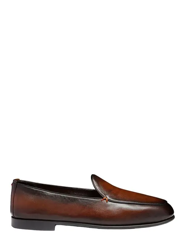 Santoni Slip-on Loafers - Brown