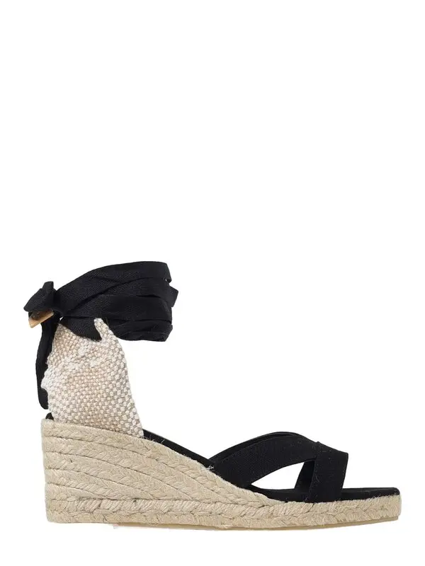 CastaÑer Heeled Sandal - Black