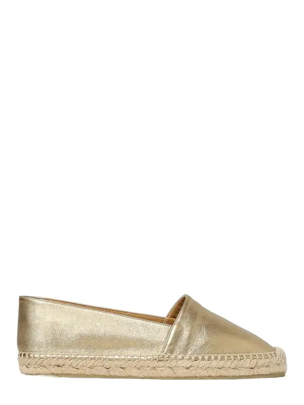 CastaÑer Metallic Espadrille - Gold