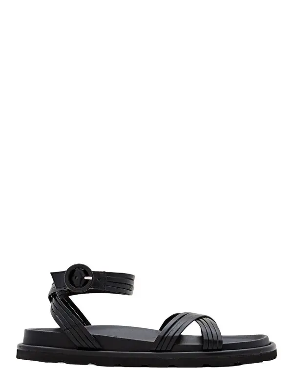 GIANVITO ROSSI Flat Sandal - Black