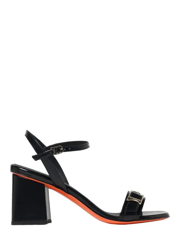 Santoni Heeled Sandal - Black