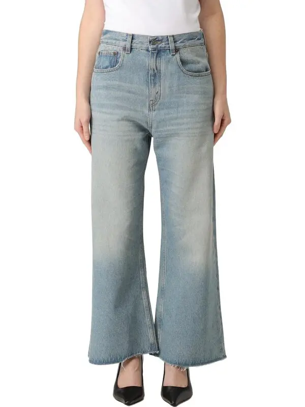Victoria Beckham Wide Leg Jeans - Denim
