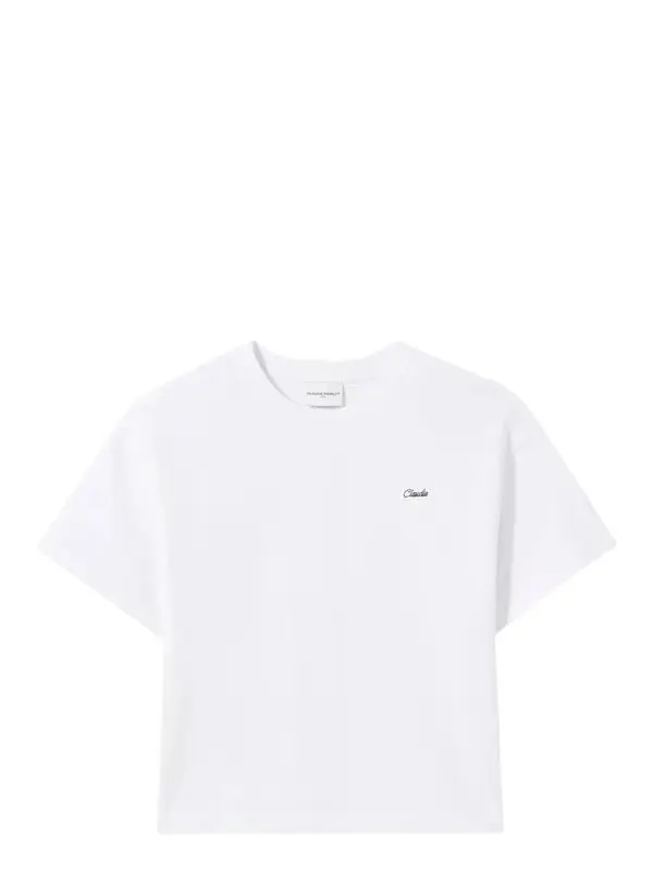 Claudie Pierlot Cotton Oversized T-shirt - White