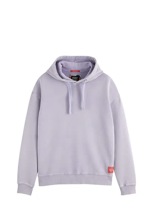 Scotch & Soda Relaxed-fit Graphic Hoodie - Languid Lavender