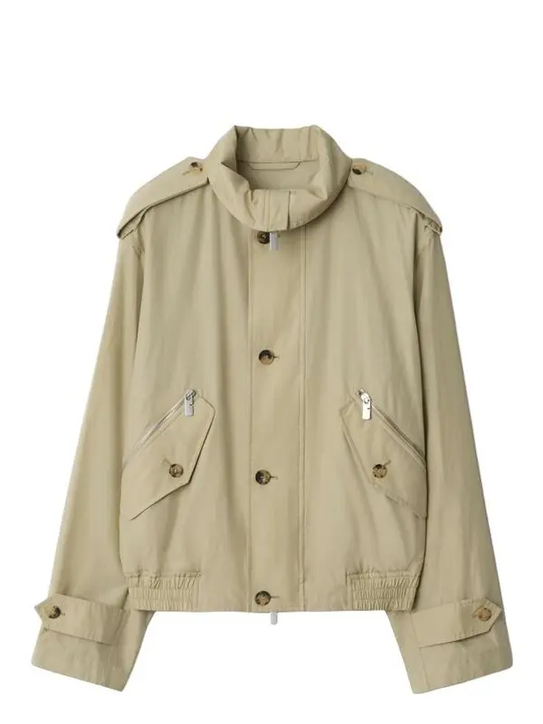 Burberry Cotton Nylon Jacket - Beige Beige