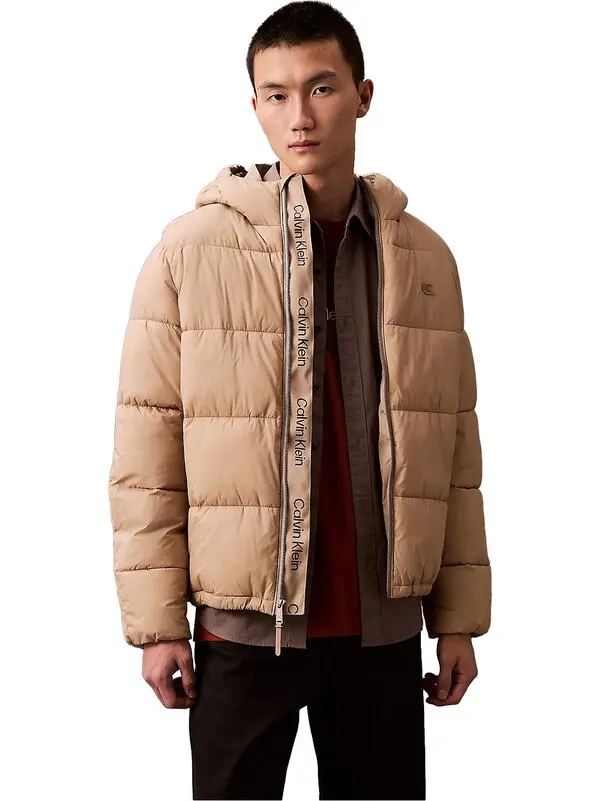Calvin Klein Classic Puffer Jacket - Silver Mink