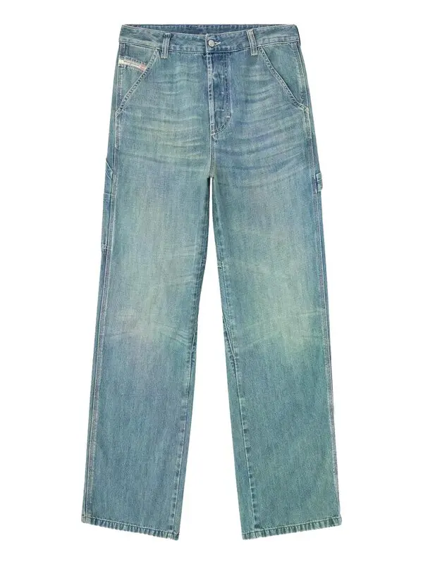 Diesel D-livery Straight-leg Jeans - Blue