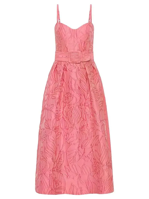 Rebecca Vallance Petra Midi Dress - Pink
