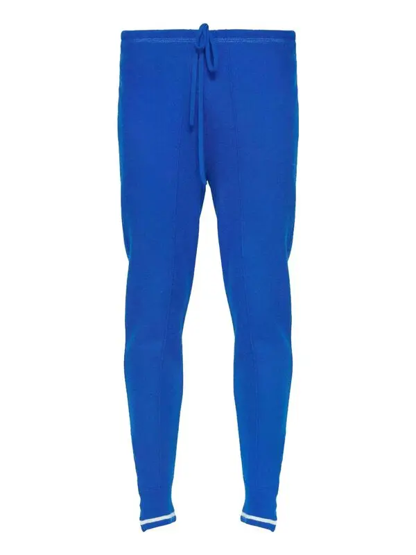 MAISON MARGIELA Wool Track Pants - Blue