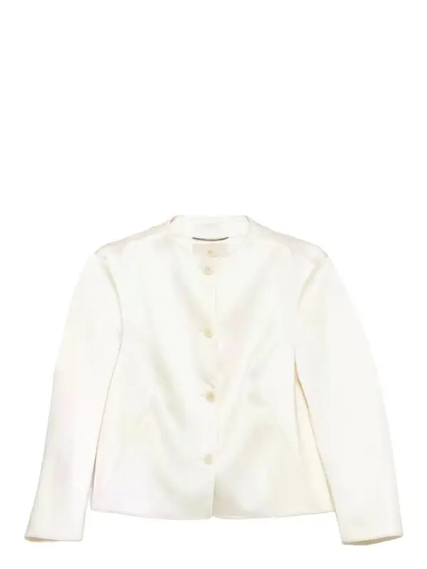 Ermanno Scervino Satin Jacket - White