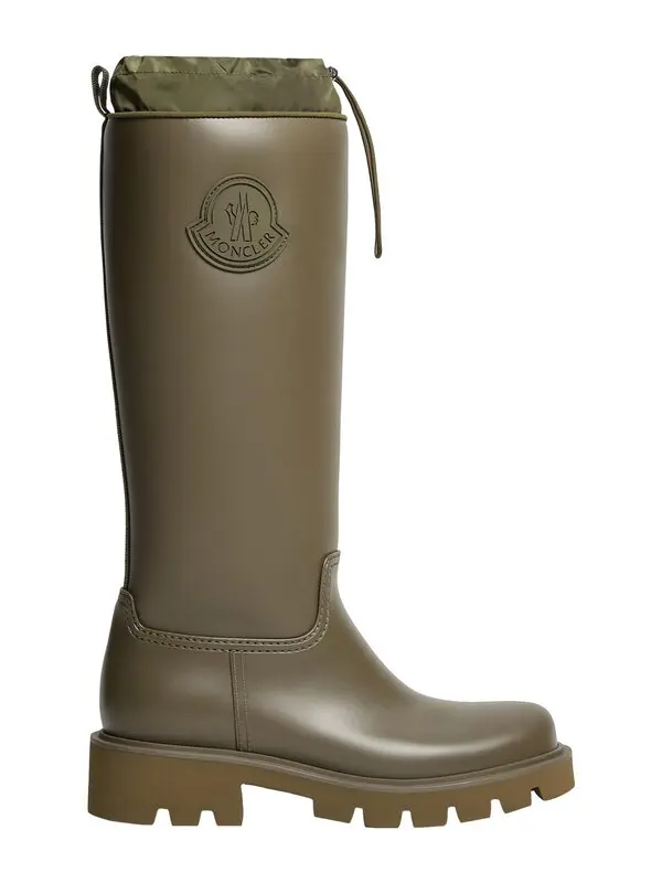 Moncler Kickstream High Rain Boots - Green