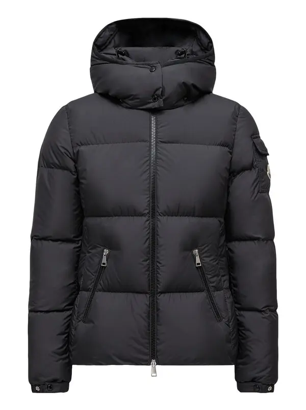 Moncler Fourmines Hooded Down Jacket - Black
