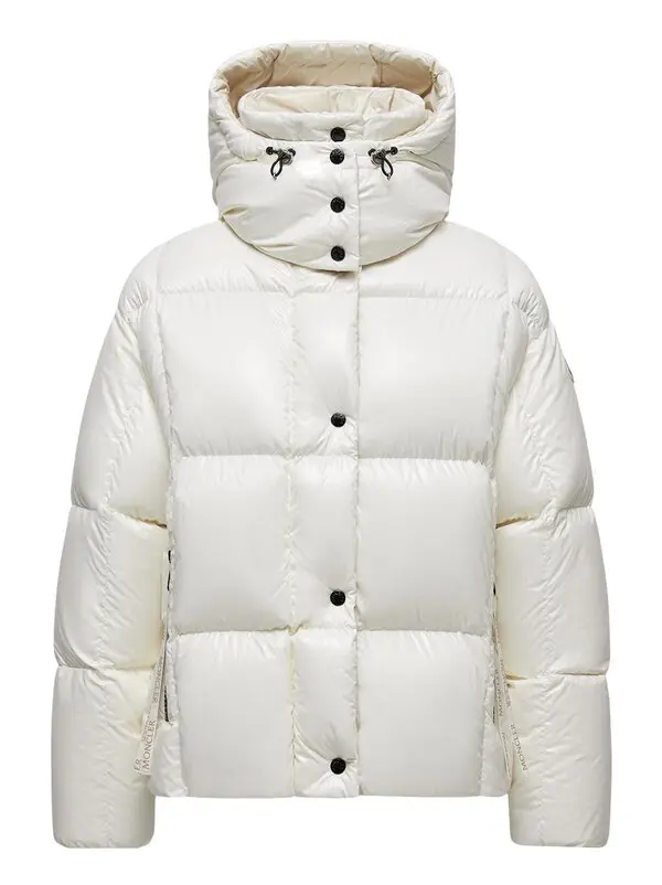 Moncler Parana Hooded Down Jacket - White