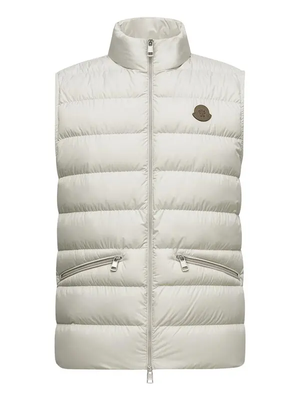 Moncler Treompan Down Vest - White