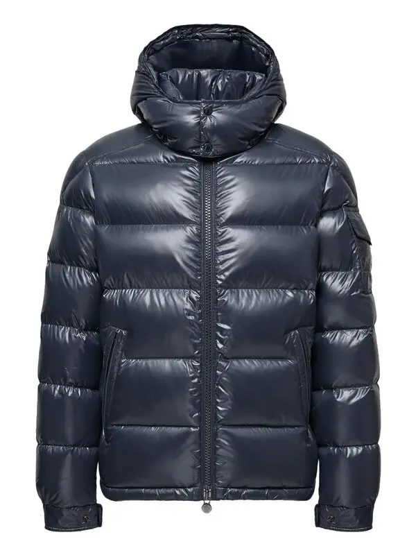 Moncler Maya Hooded Down Jacket - Blue
