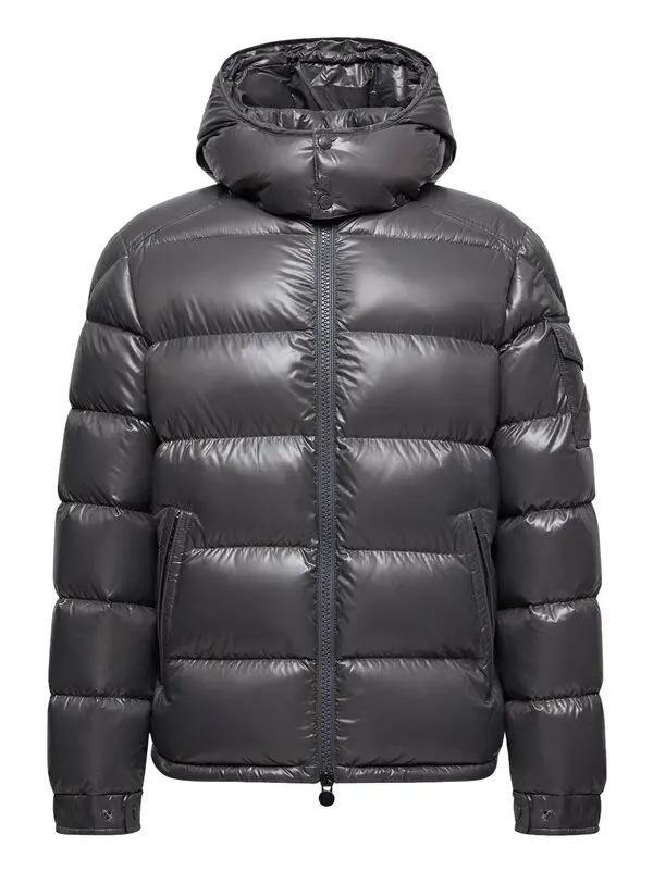 Moncler Maya Hooded Down Jacket - Grey