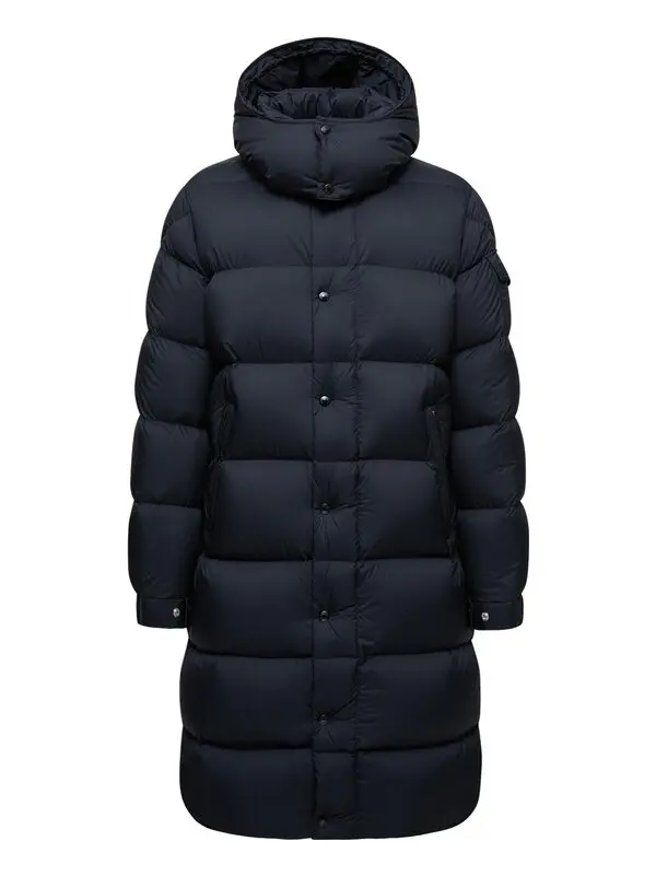 Moncler Hanoverian Long Down Jacket - Blue