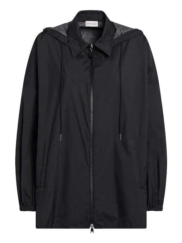 Moncler Zip-up Nylon Parka - Black