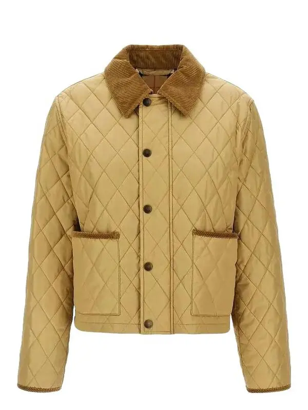 Burberry Quilted Nylon Jacket - Beige
