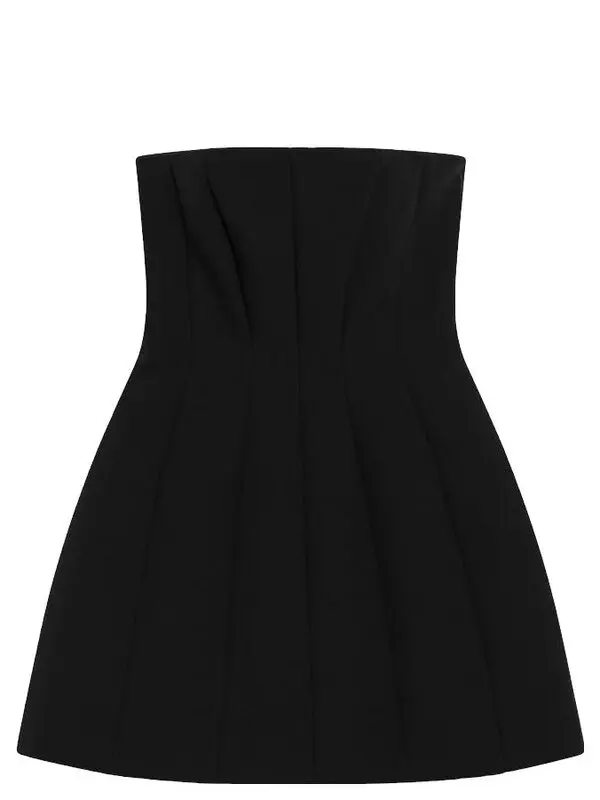 Max Mara Bustier Mini Dress - Black