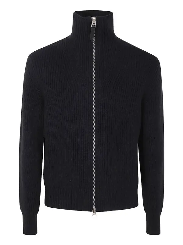 TOM FORD Knitwear Full Zip - Black