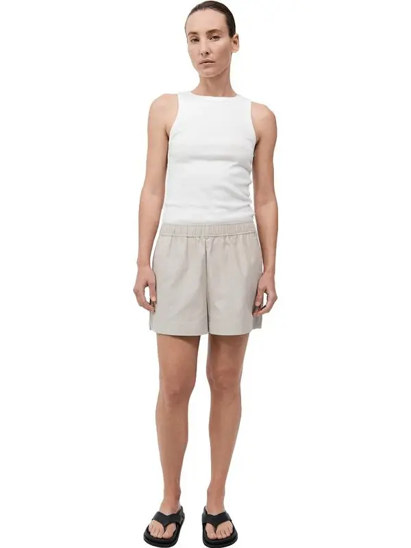 ST AGNI Relaxed Short - Creme