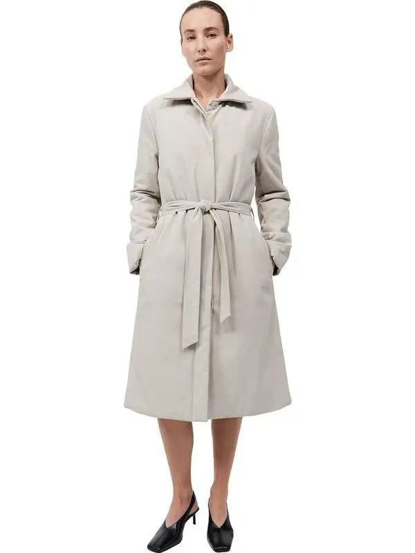 ST AGNI Padded Car Coat - Creme