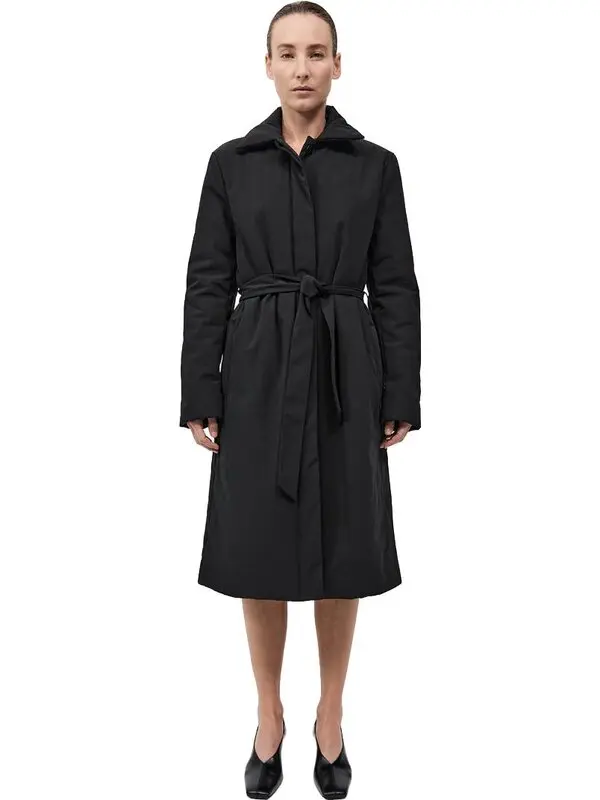 ST AGNI Padded Car Coat - Black