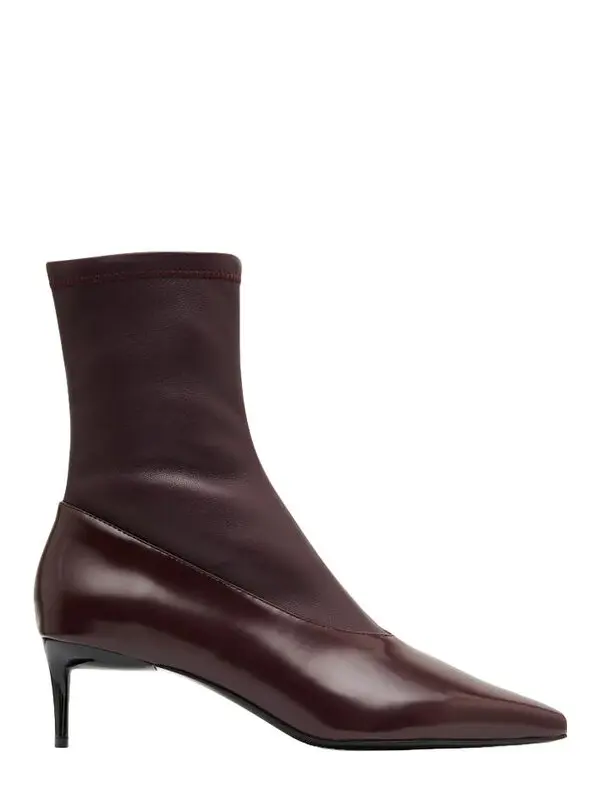 ST AGNI Sock Ankle Boots - Bordeaux