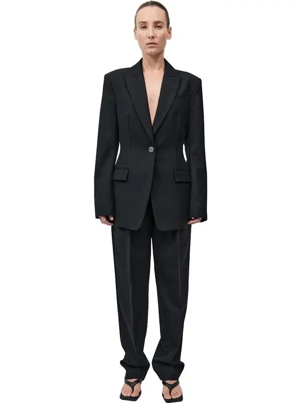 ST AGNI Contour Blazer - Black