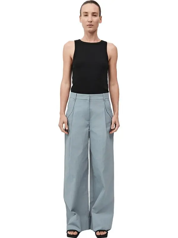 ST AGNI Utility Pleat Pants - Glacier