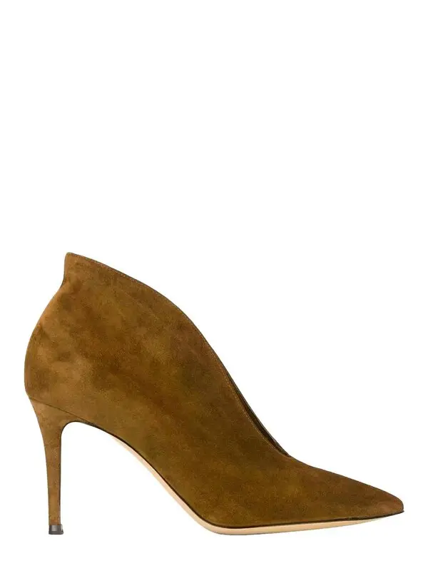 GIANVITO ROSSI 90mm Vania Booties - Brown