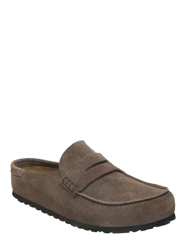 BIRKENSTOCK Naples Suede Loafers - Grey