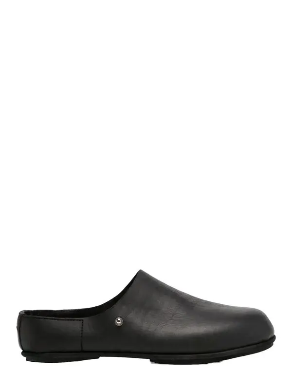 Guidi Leather Mules - Black