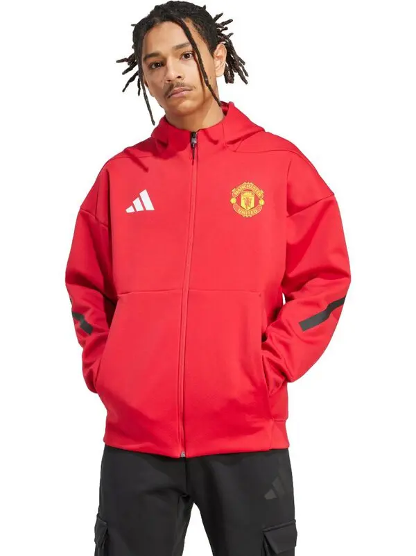 Adidas Manchester United Z.n.e. Anthem Jacket - Mufc Red