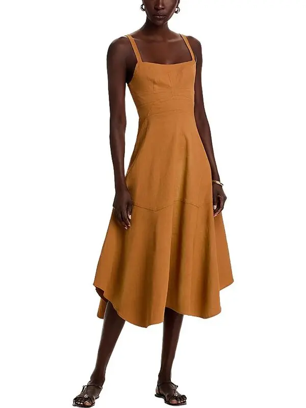 A.L.C. Harlow Midi Dress - Light Bronze