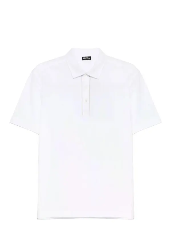 Zegna Cotton Polo Shirt - White