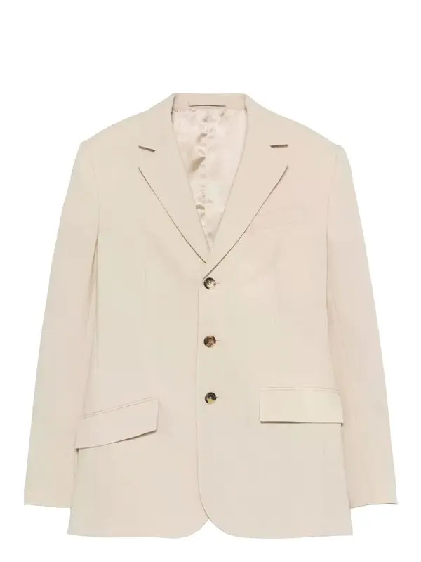 Wardrobe.NYC Wool Blazer - Neutrals