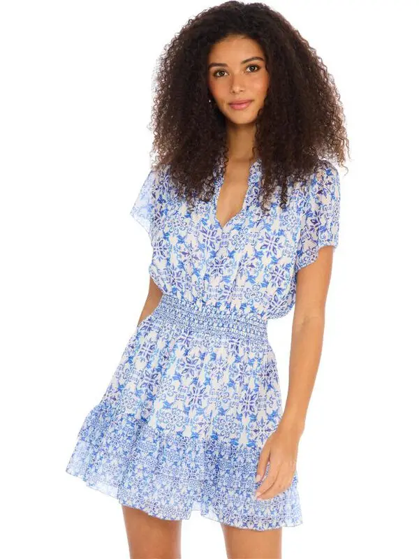 Allison Clara Mini Dress - Natural