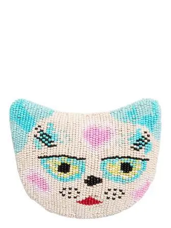 Valentino Garavani Le Chat De La Maison Jacquard Brooch - Multicolor