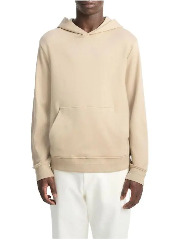 Vince Brushed Pima Cotton Hoodie - Red