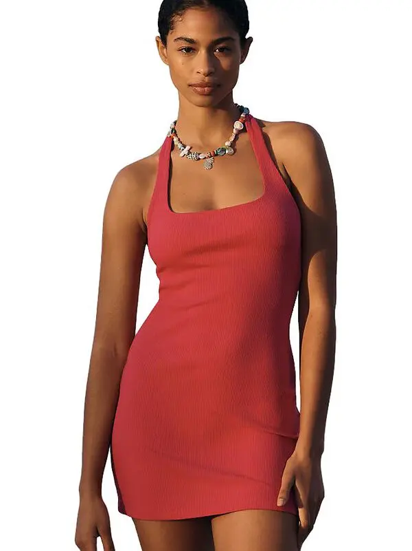 L*Space Sleeveless Rib Mini Dress - Petal Pink