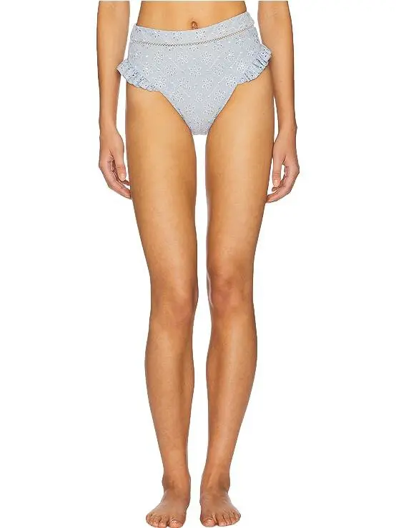 Tularosa Zeina High Waist Bottom - Powder Blue
