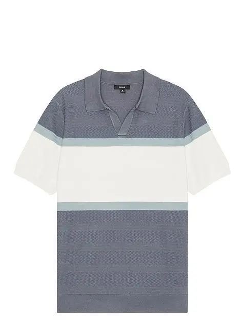 REISS Jefferson Polo In Blue - Air Force Blue