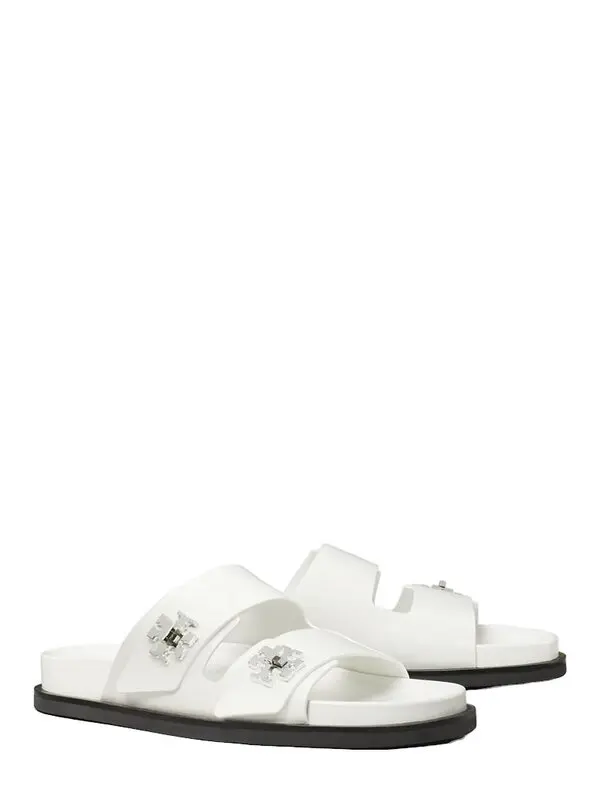 Tory Burch Turnlock Burch Slide - Cloud