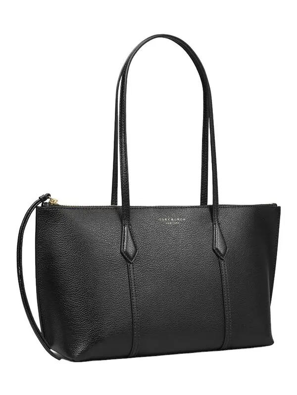 Tory Burch Small Perry Zip Tote - Black