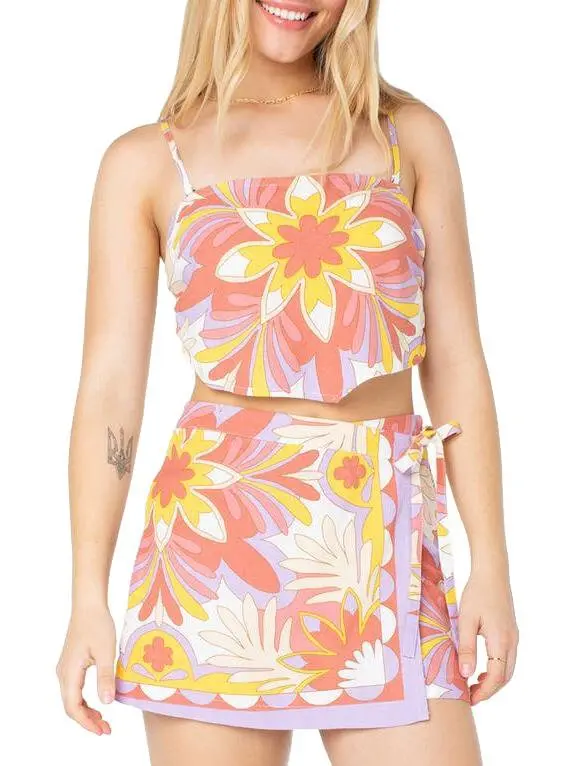 Roxy Sleeveless Crop Top - Lilac Breeze